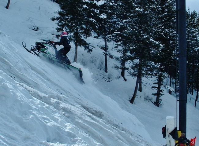 Snowmobile Hill Climb - The Hole Conceirge